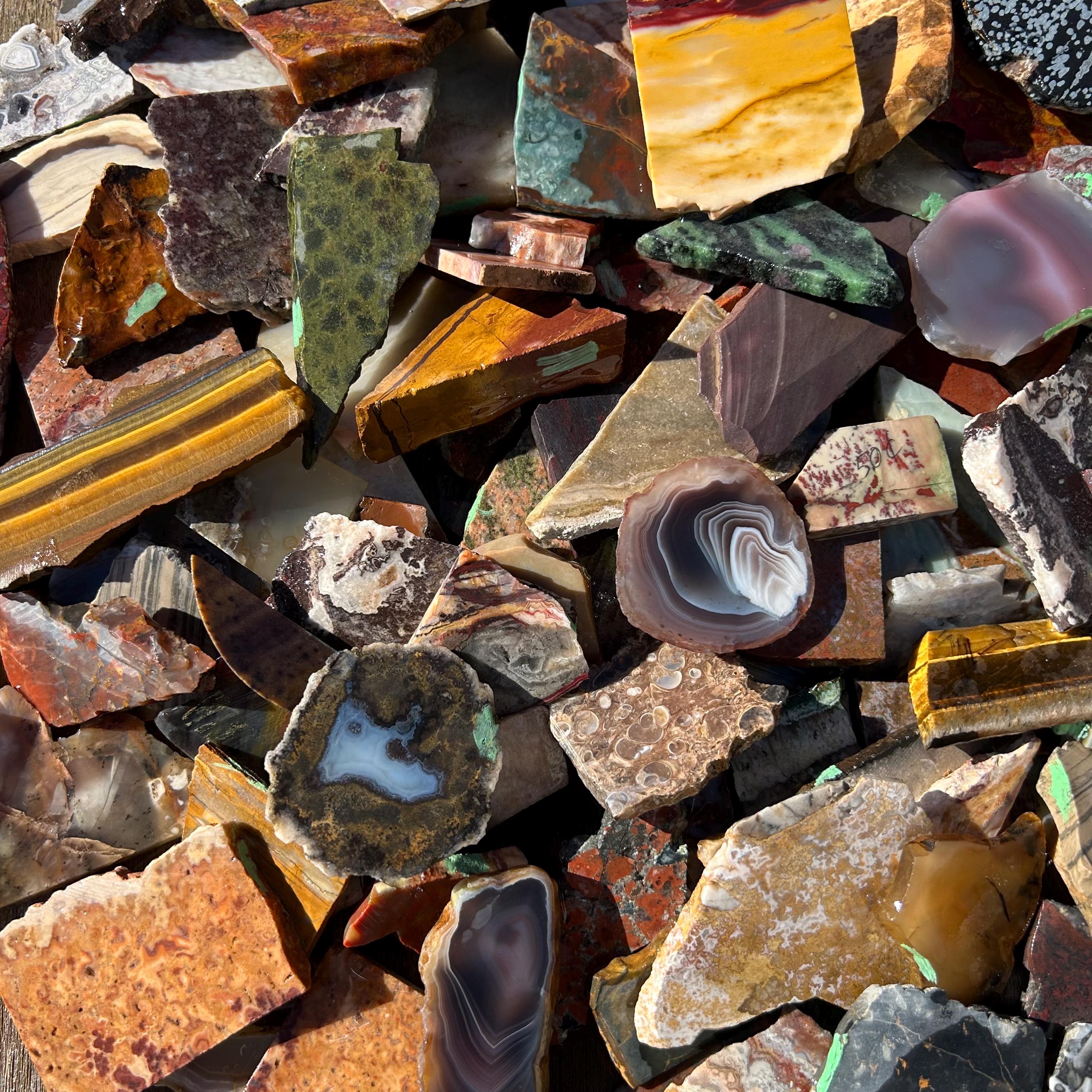 Bundle: 3 Packages of the 6 Pack Cab Slab Delight, Mixed Lapidary Slab ...