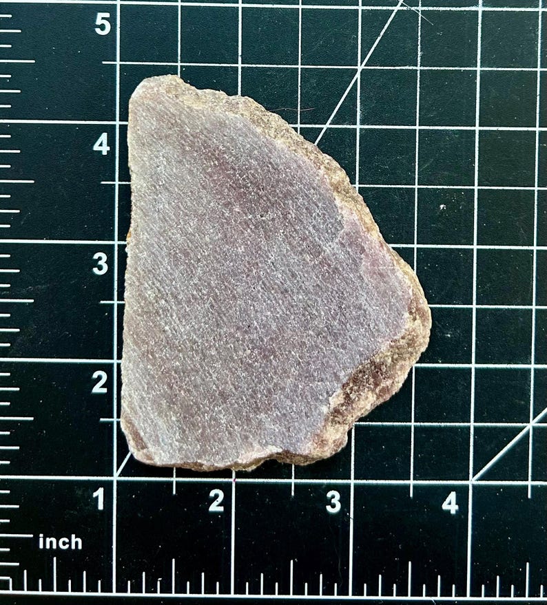 Red Lepidolite Stone Slab: Lapidary Material (57g, 5.7mm Thick) - Etsy Canada