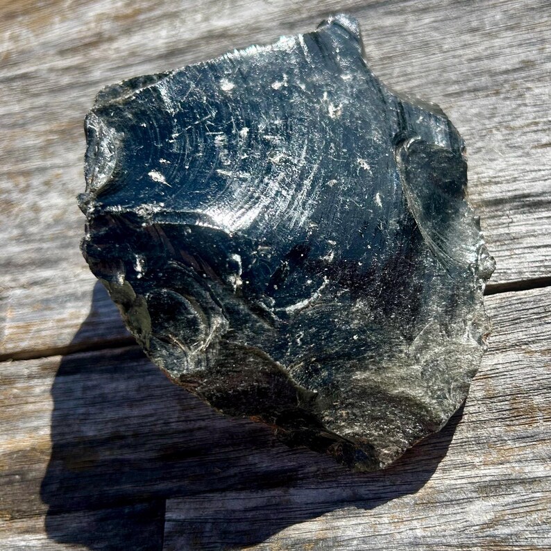 Gold Sheen Obsidian Rough Stone for Lapidary: Trim Saw Cutter, 10.7 Oz ...