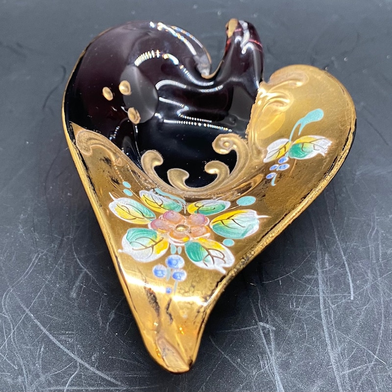 Small Murano Glass Dish - Etsy