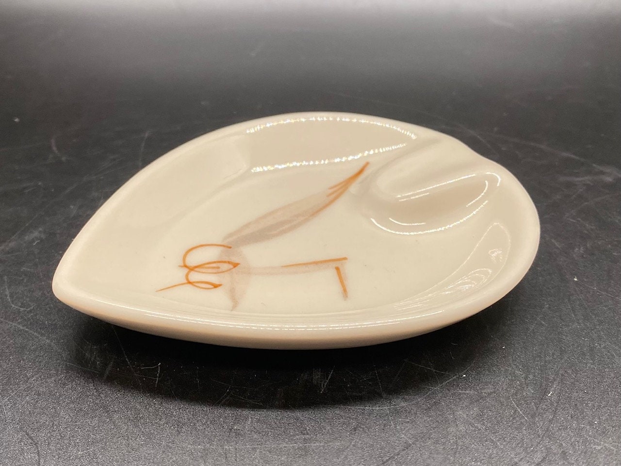Vintage Winfield USA Single Rest Pottery Ashtray White With - Etsy