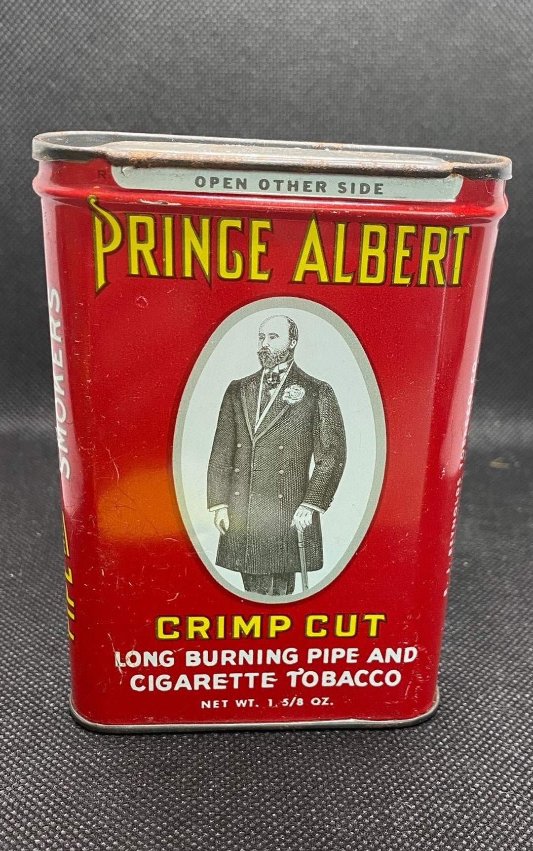 Vintage Empty Prince Albert Crimp Cut Skinny Tobacco Can - Etsy