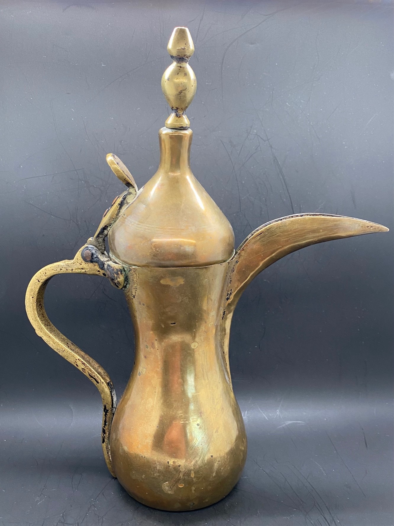 Vintage Brass Arabic Dallah Fluted Spout Coffee Pot - Etsy