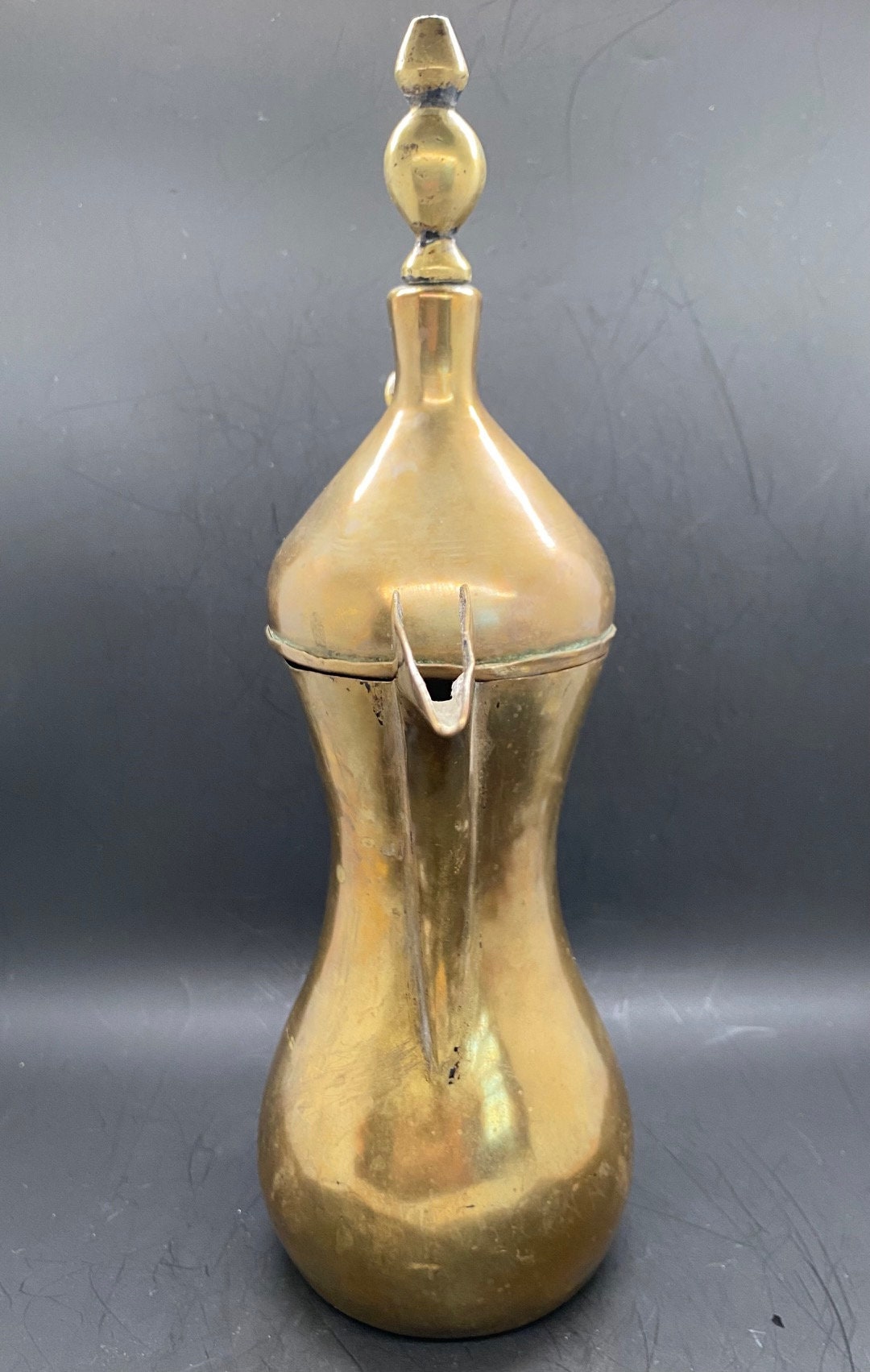 Vintage Brass Arabic Dallah Fluted Spout Coffee Pot - Etsy