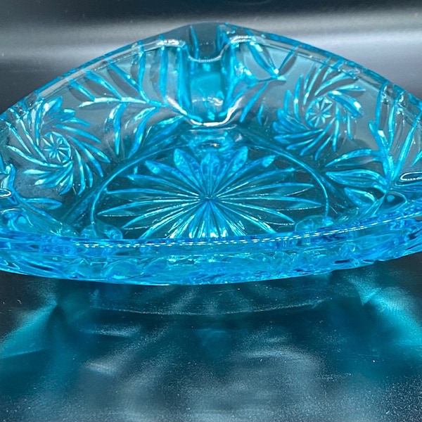 Antique Blue Ashtrays
