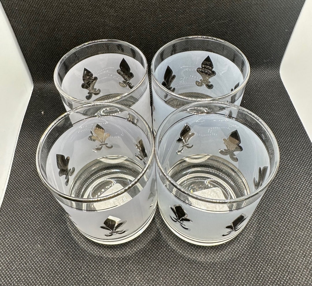 Libby Fluer D Lis Small Drink Glasses Set of 4 - Etsy