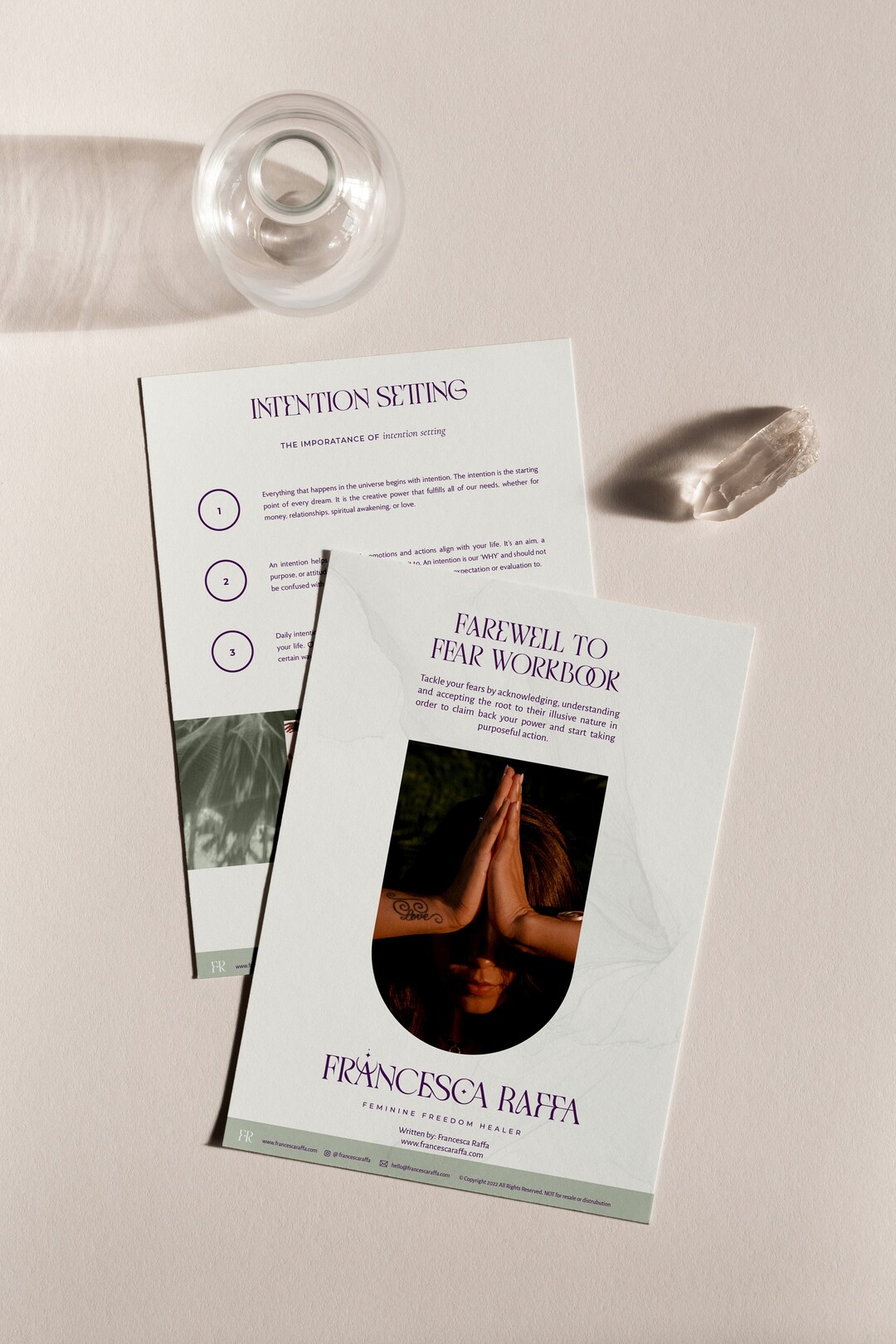 Farewell to Fear - Online Course Workbook - Journaling Prompts ...