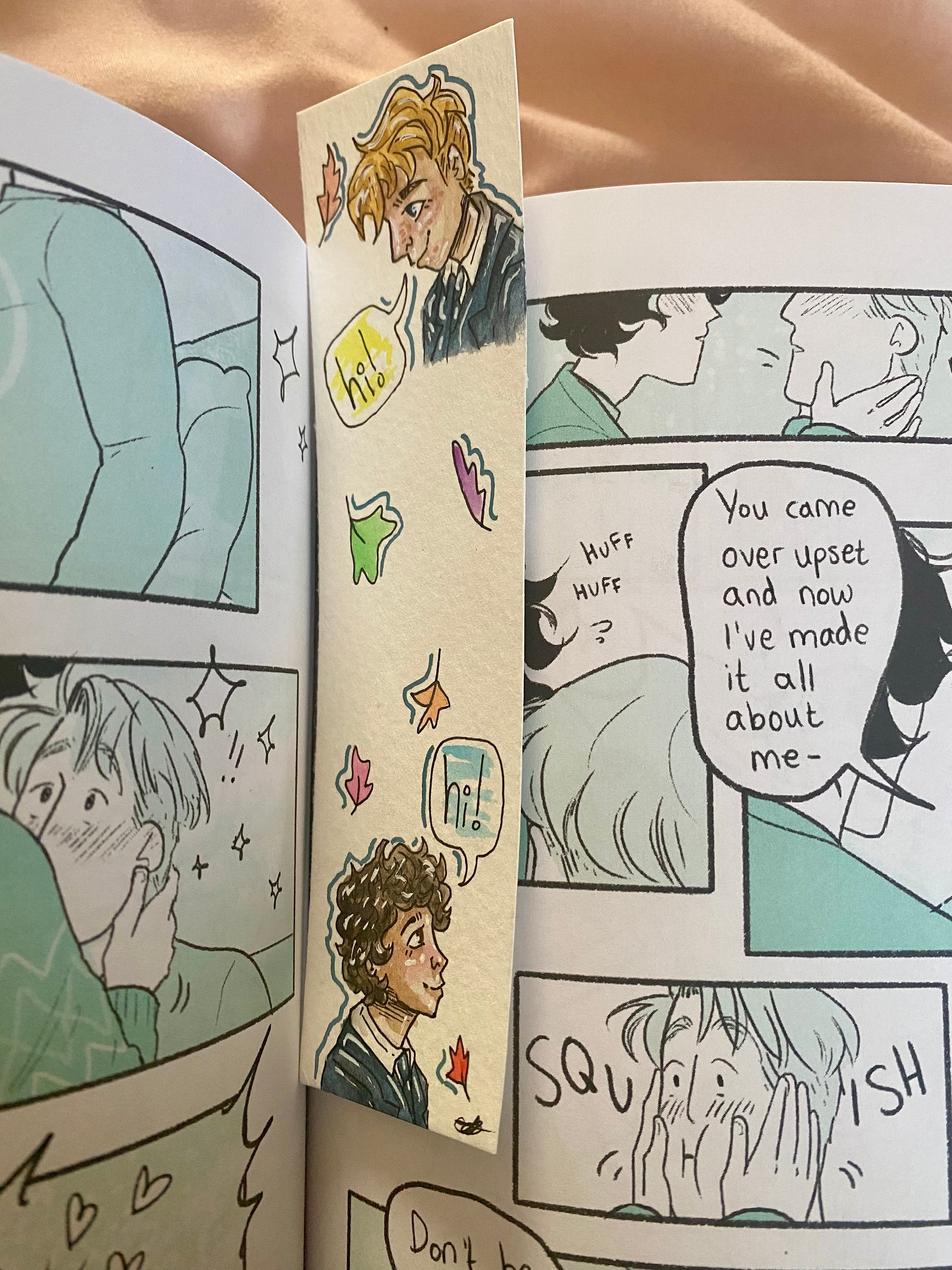 Heartstopper Nick and Charlie Watercolor Bookmark - Etsy