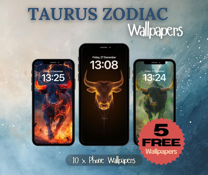 Taurus Zodiac Wallpapers | Embrace the Strength and Elegance of the ...