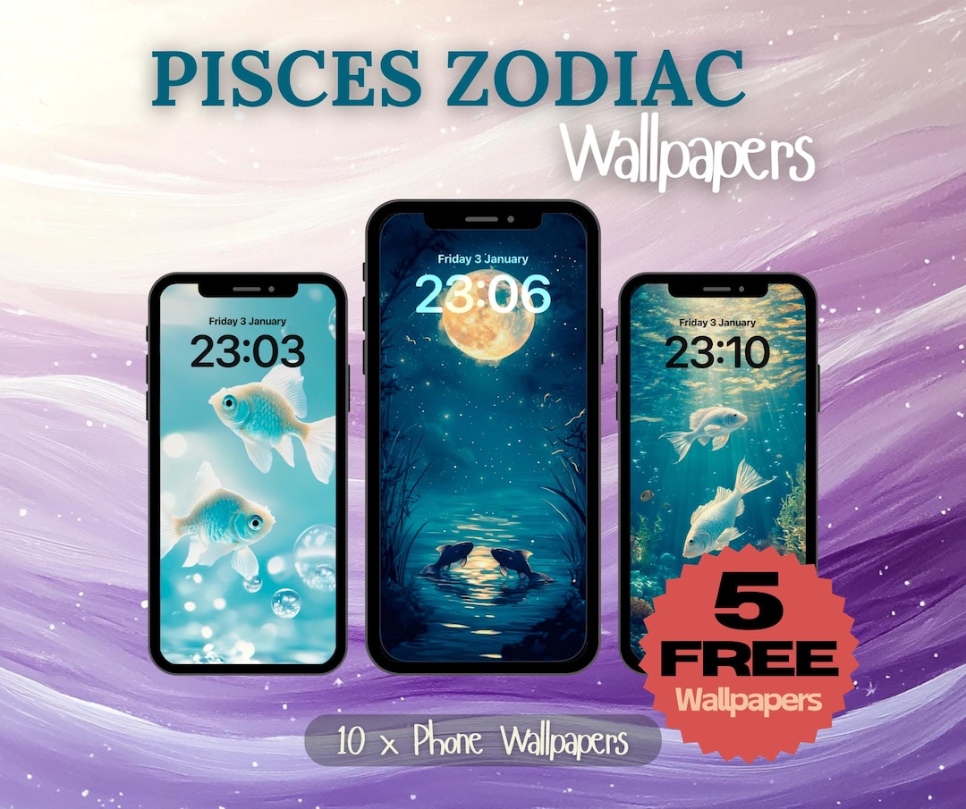 Pisces Zodiac Wallpapers | Dive Into the Dreamy World of the Fish With ...