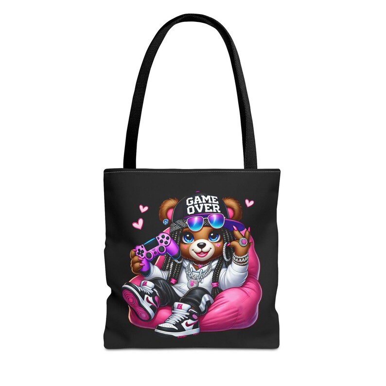 Video Gamer Girl Hip Hop Teddy Bear PNG Gangster Gamer Sublimation ...