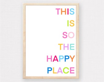 Preppy Pop Word Wall Art Design-set of 4 (digital Download), Preppy ...