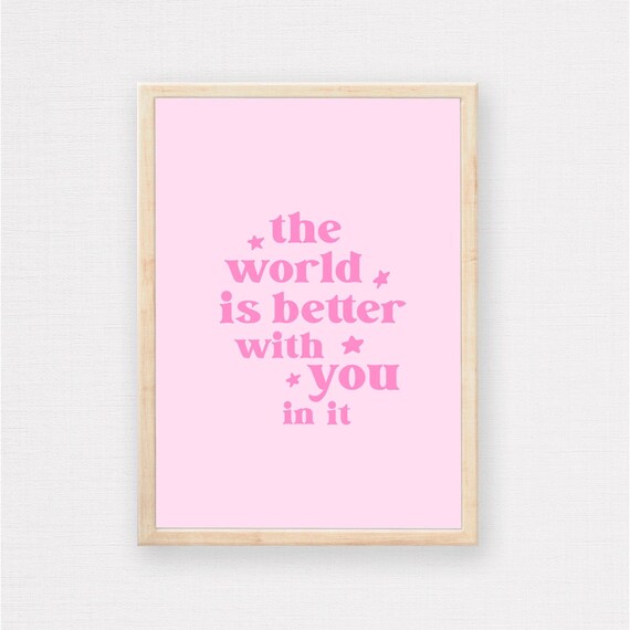 Preppy Inspirational Quote digital Download Preppy Wall - Etsy