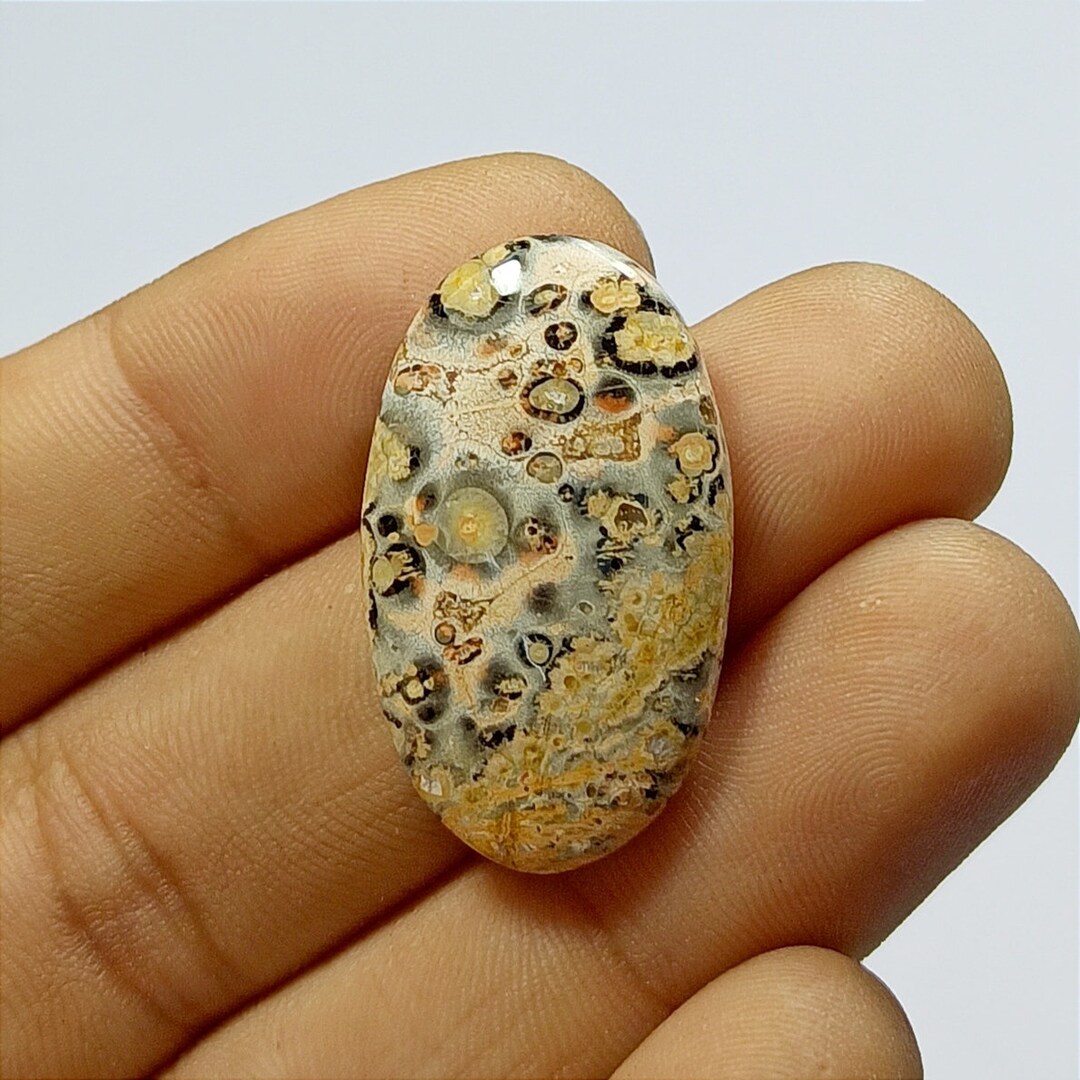 Very Pretty Bird Eye Jasper Gemstone, Oval Shape Bird Eye Jasper With ...