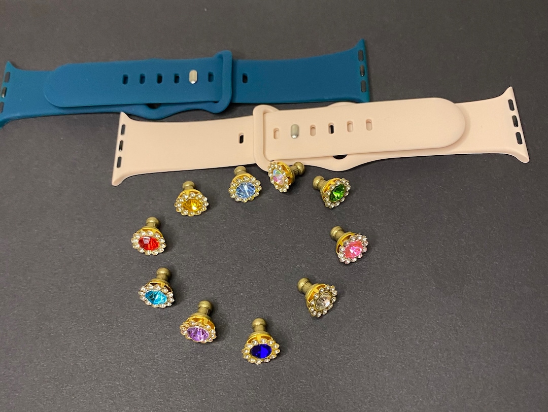 Watch Band Charms Luxury Bling Rhinestone Will Fit Apple Watch Band or ...