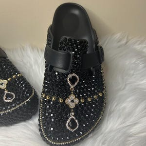 Custom Bling Womens Clogs - Flat Mule Style - Etsy