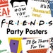 Friends Printable Poster Party Props - Etsy