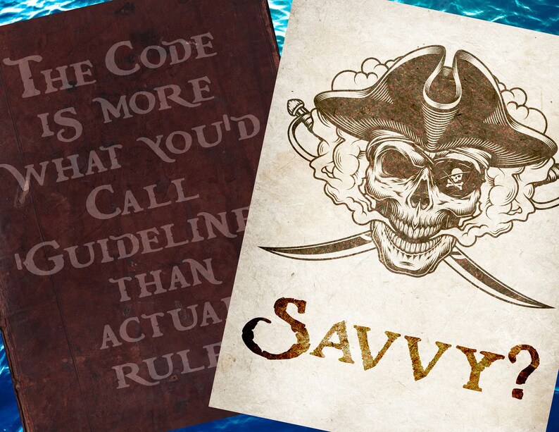 Pirates of the Caribbean Printable Poster Party Props - Etsy