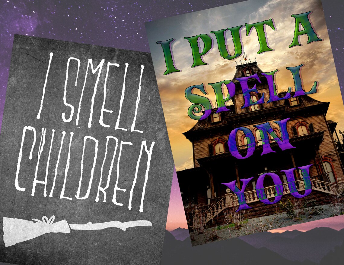 Hocus Pocus Printable Poster Party Props - Etsy