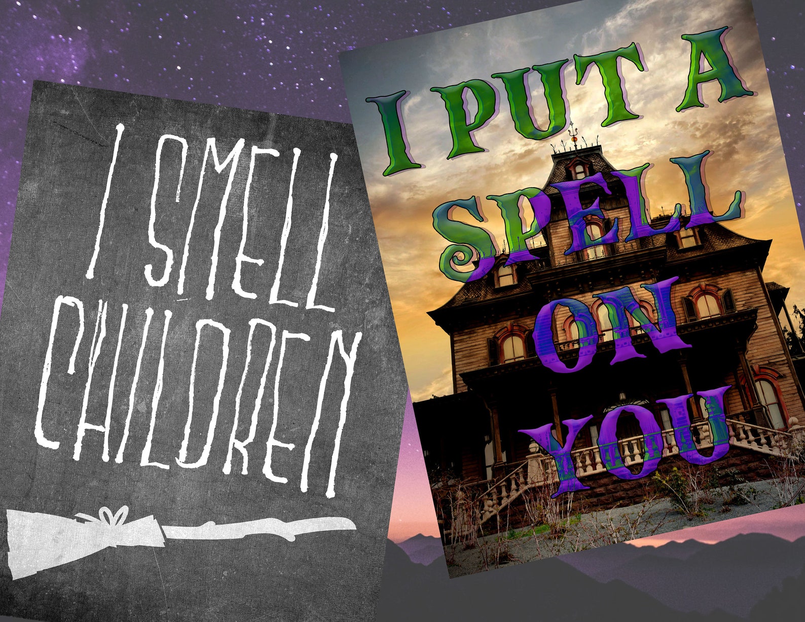 Hocus Pocus Printable Poster Party Props - Etsy