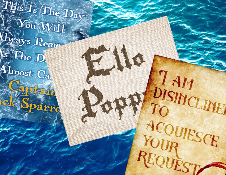 Pirates of the Caribbean Printable Poster Party Props - Etsy
