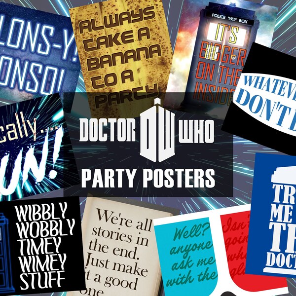 Doctor Who Party - Etsy
