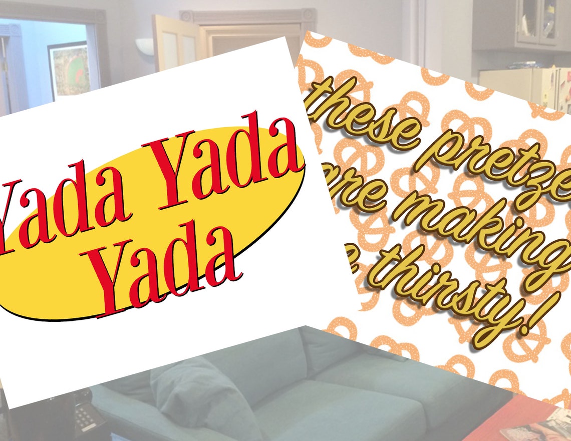 Seinfeld Printable Poster Party Props - Etsy