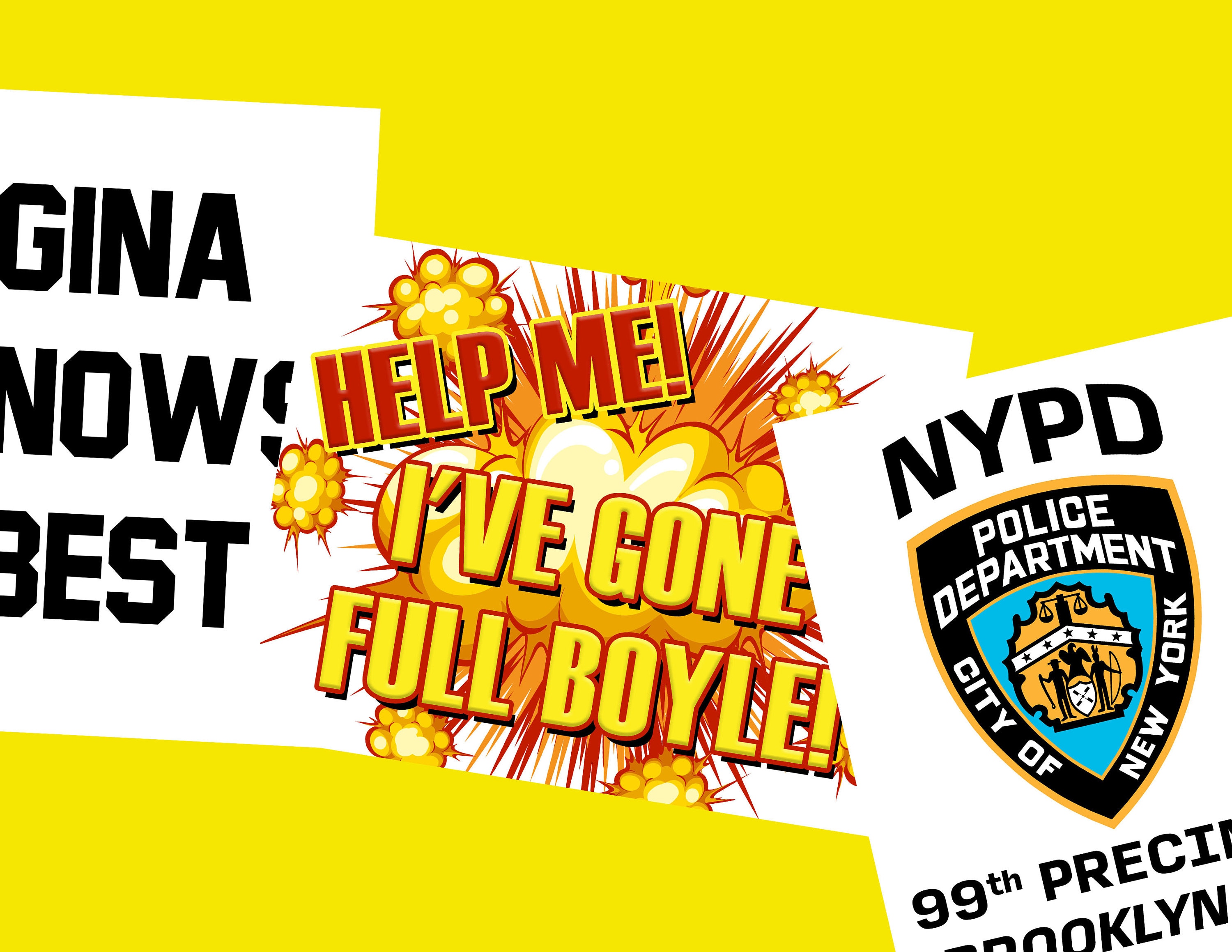 Brooklyn Nine-nine Printable Poster Party Props - Etsy