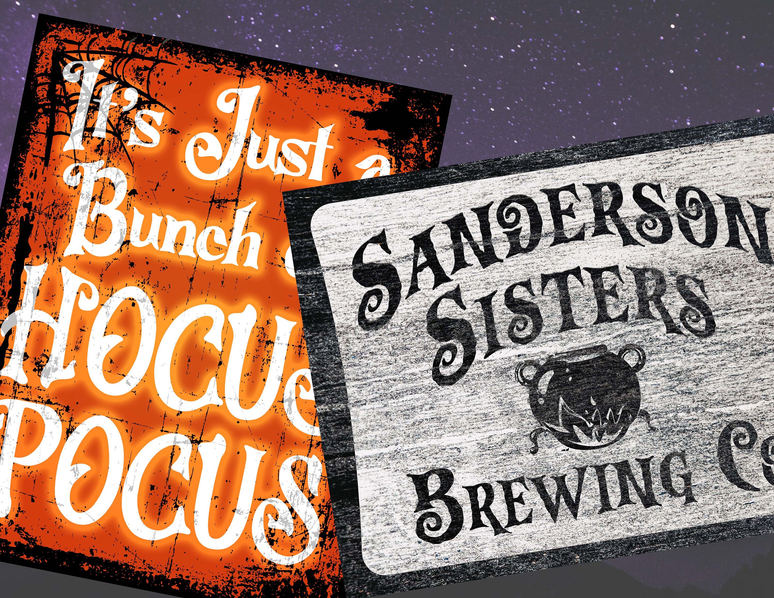 Hocus Pocus Printable Poster Party Props - Etsy