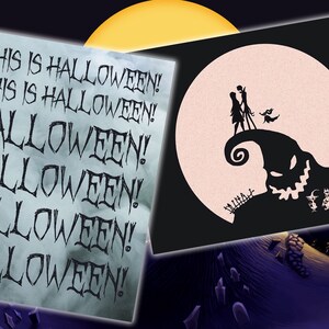 The Nightmare Before Christmas Printable Poster Party Props - Etsy