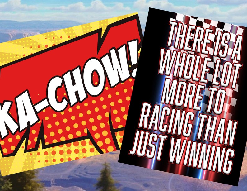 Cars Movie Printable Poster Party Props - Etsy