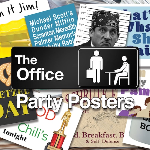 The Office Printable Poster Party Props - Etsy