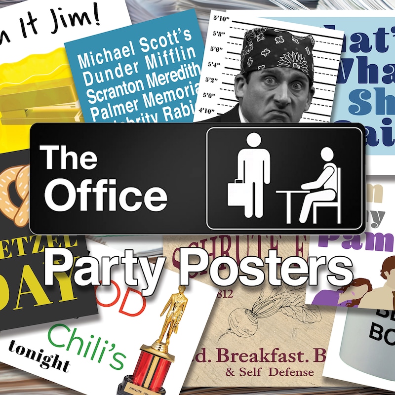 Pop Culture Office Posters - Etsy