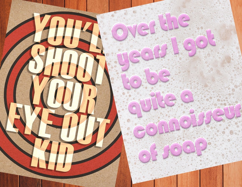 A Christmas Story Printable Poster Party Props - Etsy