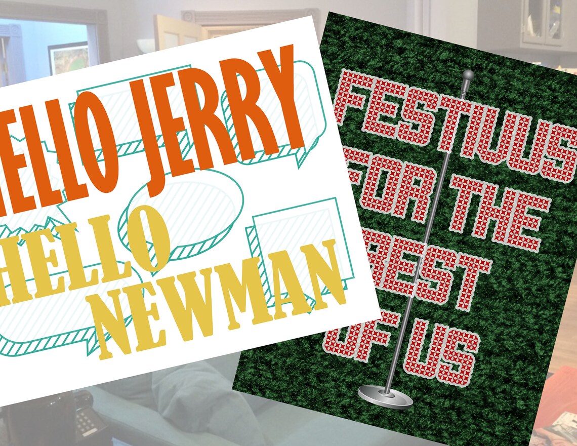 Seinfeld Printable Poster Party Props - Etsy