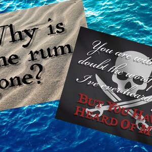 Pirates of the Caribbean Printable Poster Party Props - Etsy