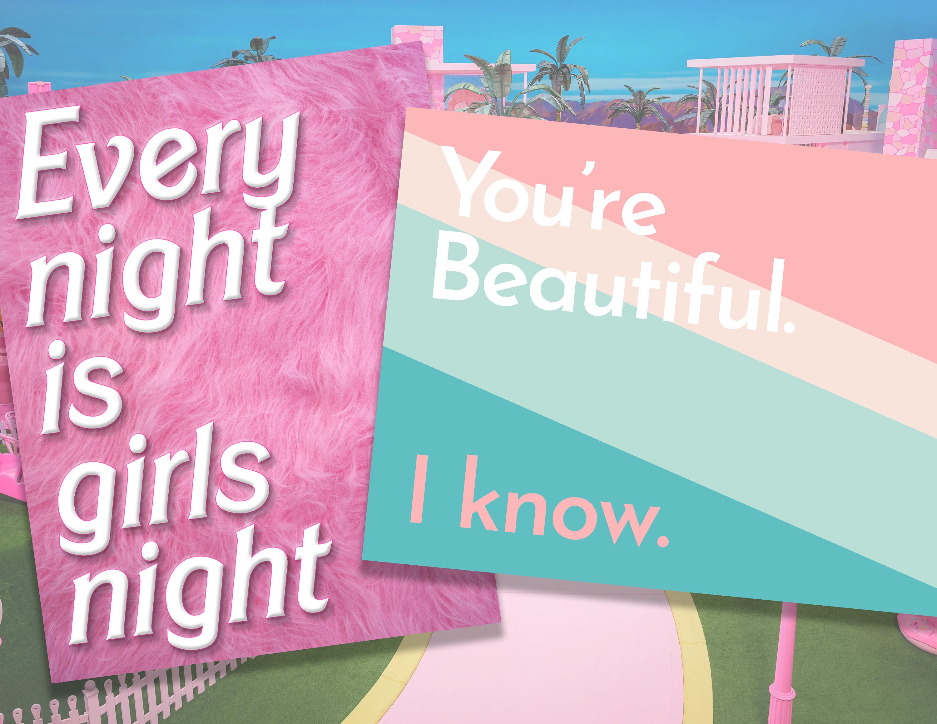 Barbie Movie Printable Party Posters - Etsy Canada