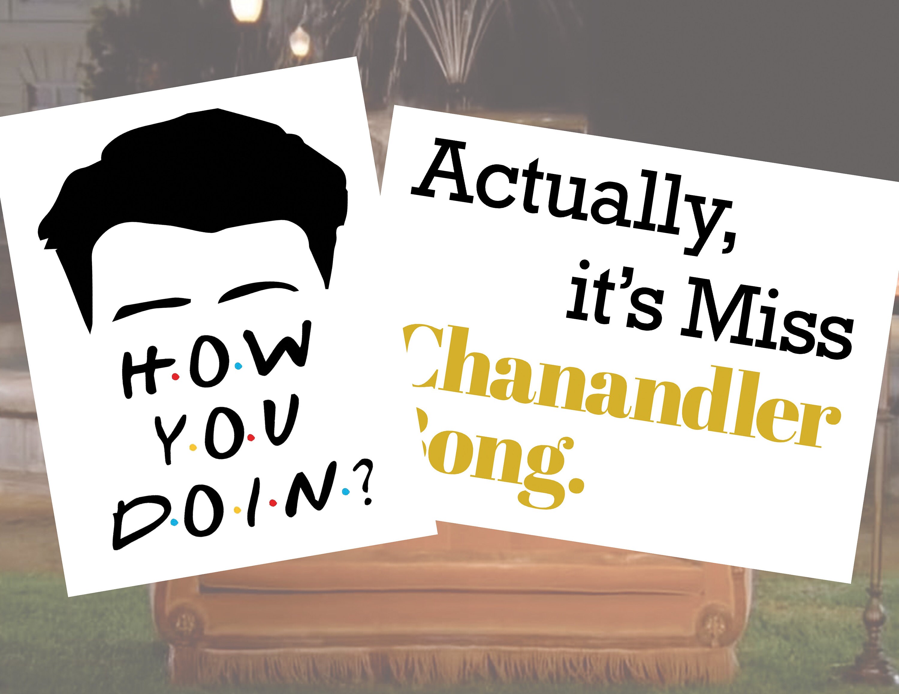 Friends Printable Poster Party Props - Etsy