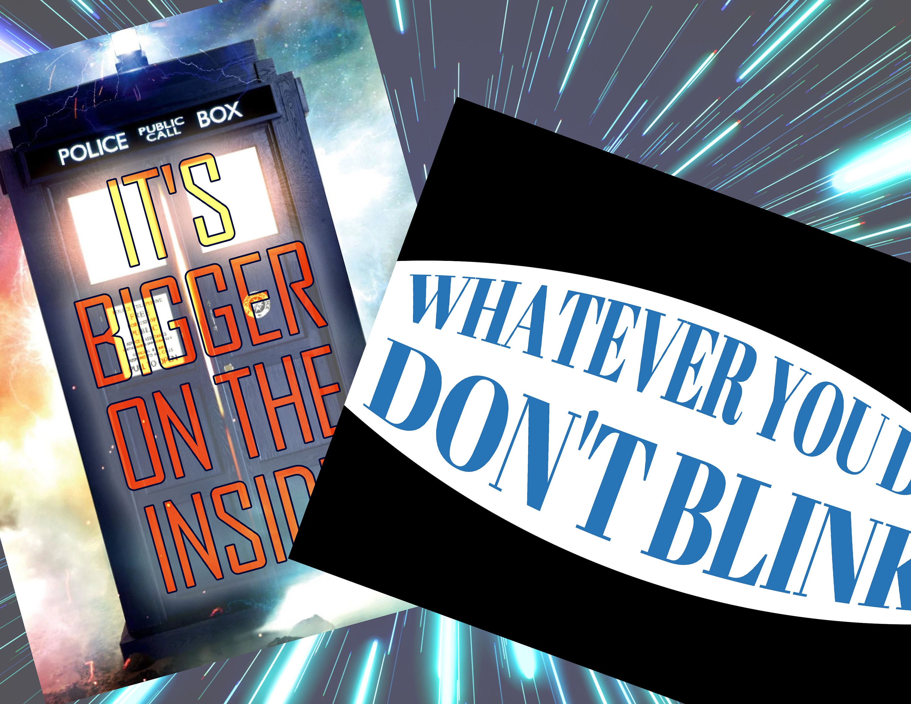 Doctor Who Printable Poster Party Props - Etsy