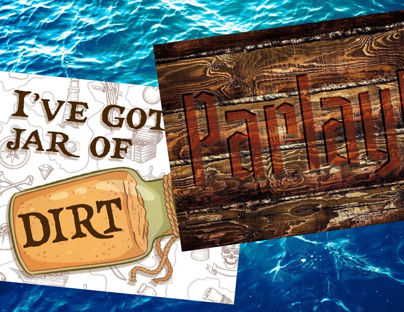 Pirates of the Caribbean Printable Poster Party Props - Etsy