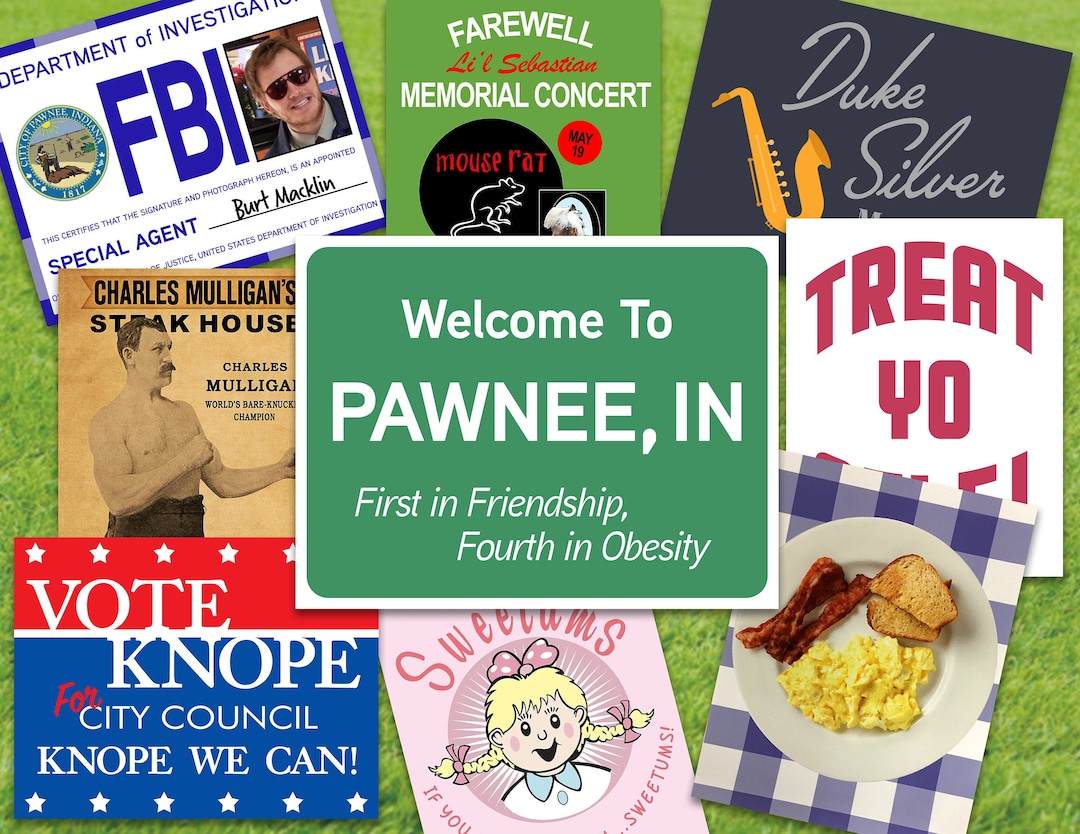 Parks and Recreation Printable Poster Party Props - Etsy