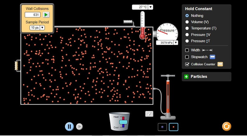 Phet Lab - Gas Properties - 7th Grade Science ANSWER KEY INCLUDED - Etsy
