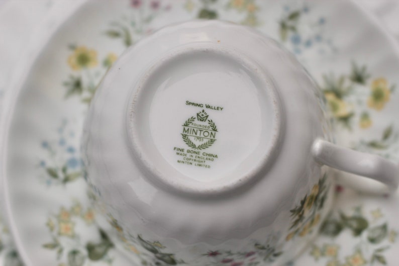 Minton Tea Set Minton Spring Valley Tea Set Beautiful Bone China Tea ...