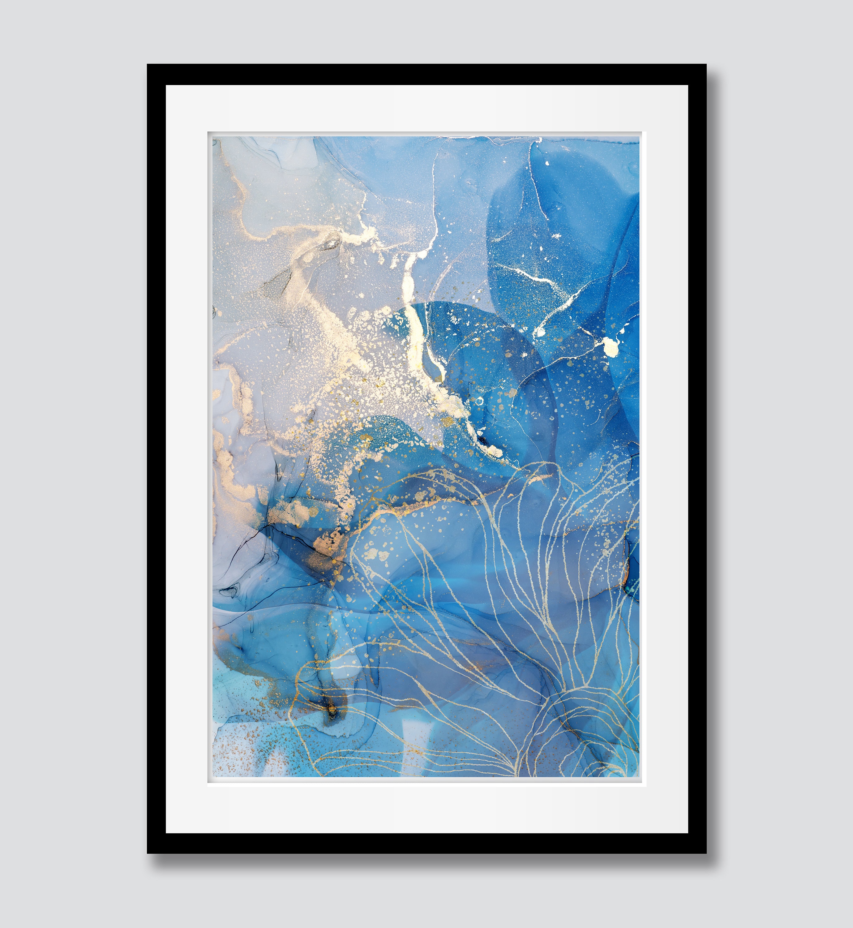 Abstrakte Marmor Blumen Zeitgenössische Wand Dekor Kunstwerk - Etsy.de