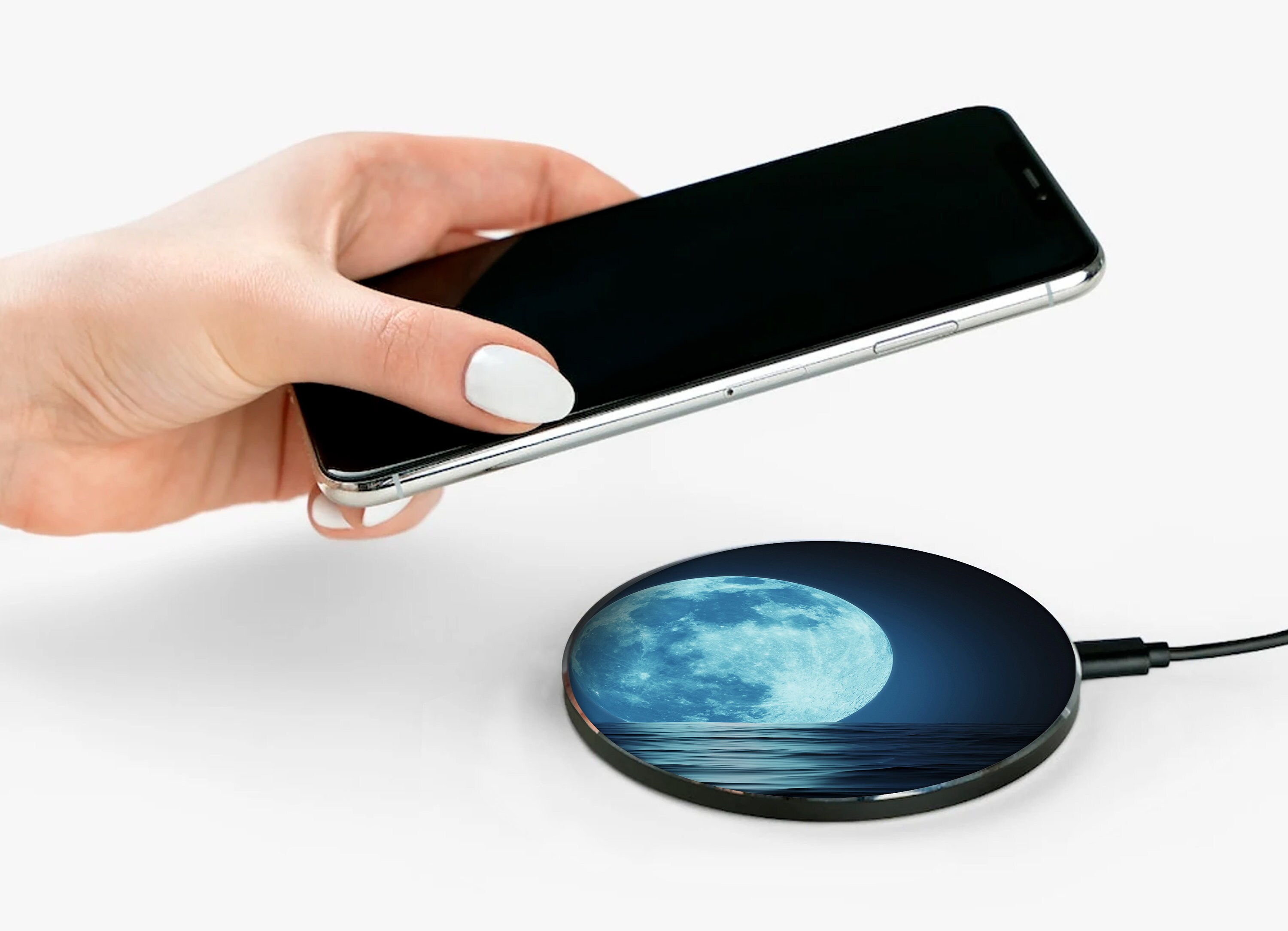 Wireless Charger Pad Universal iPhone Android Original Design Charging ...