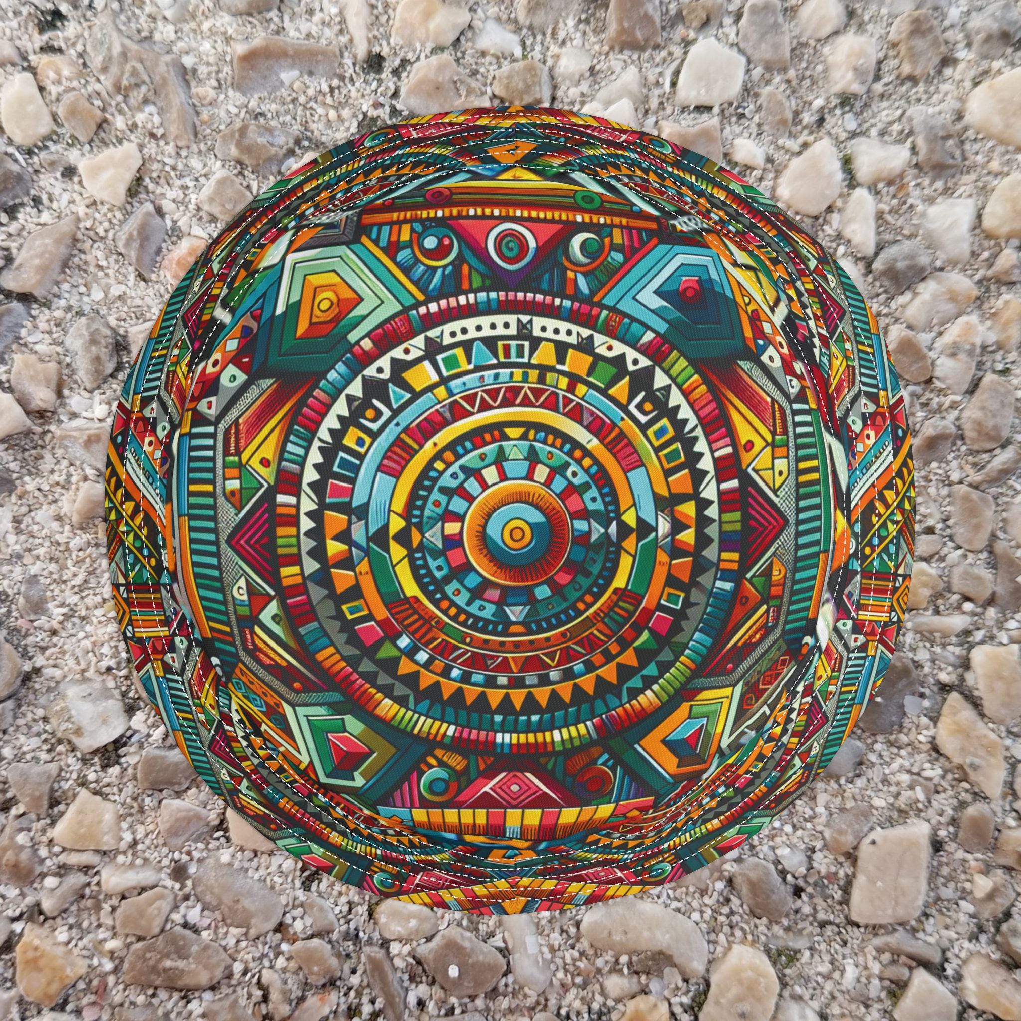 Ndebele African Print Bucket Hat: Bold Festival Headwear - Etsy