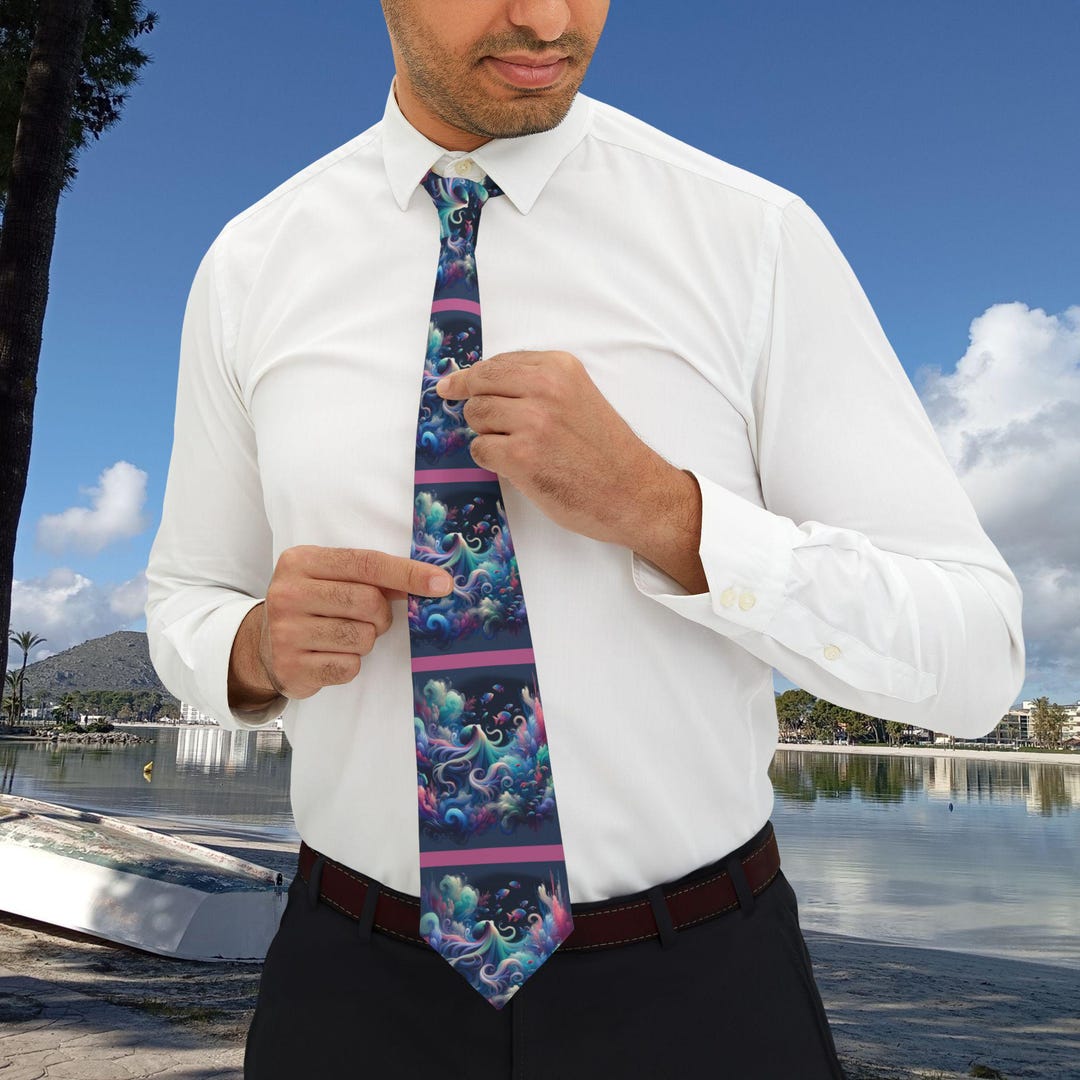 Fantasy Underwater Themed Necktie, Fun, Young, Formal, Youthful ...