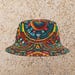 Ndebele African Print Bucket Hat: Bold Festival Headwear - Etsy