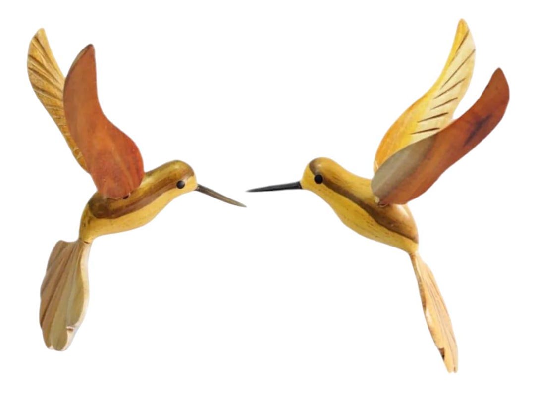 Wooden Hummingbird Handmade - Etsy