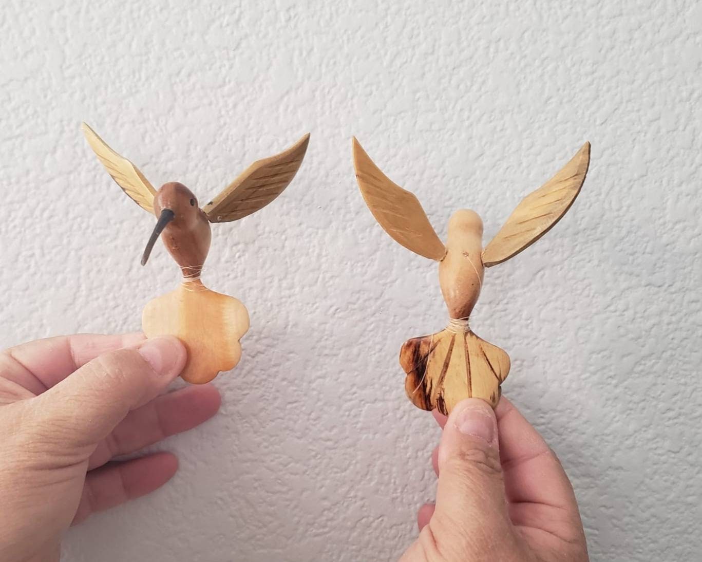Wooden Hummingbird Handmade - Etsy